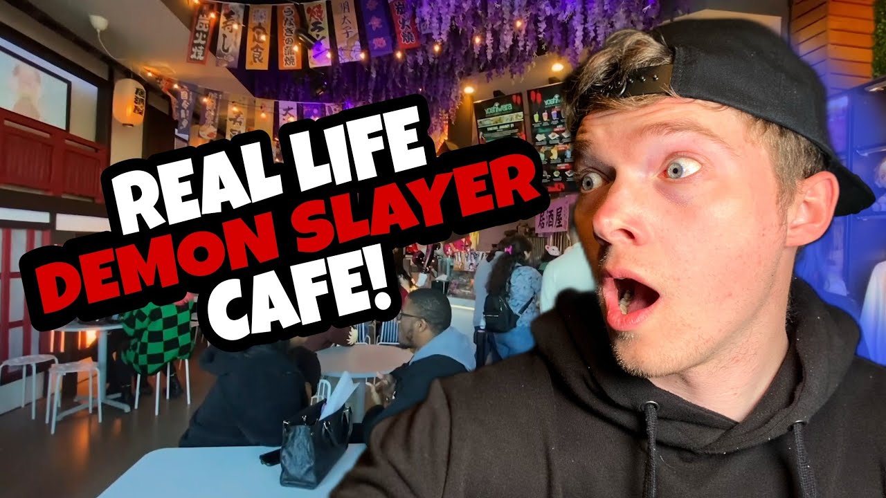 I WENT TO A DEMON SLAYER ANIME CAFE! 🤺 - YouTube