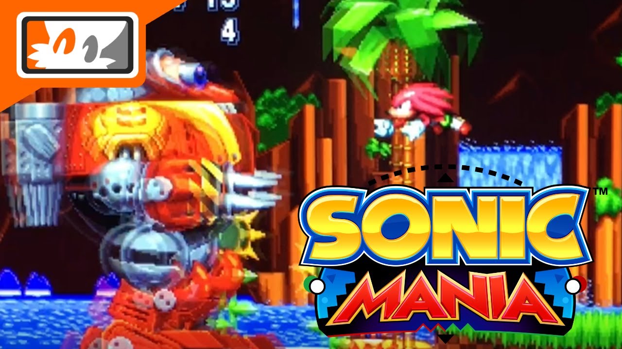 Sonic Mania E3 2017 - Knuckles vs Death Egg Robot Green Hill Zone Act 2 ...