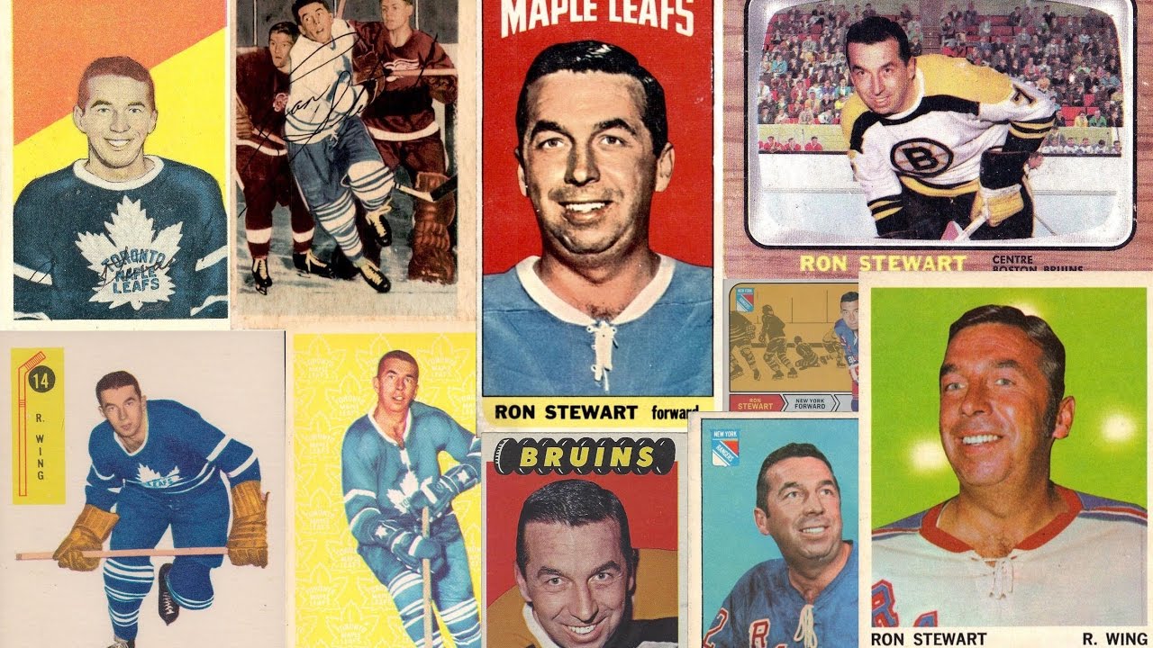 Ron Stewart NHL Hockey Card Collection - YouTube