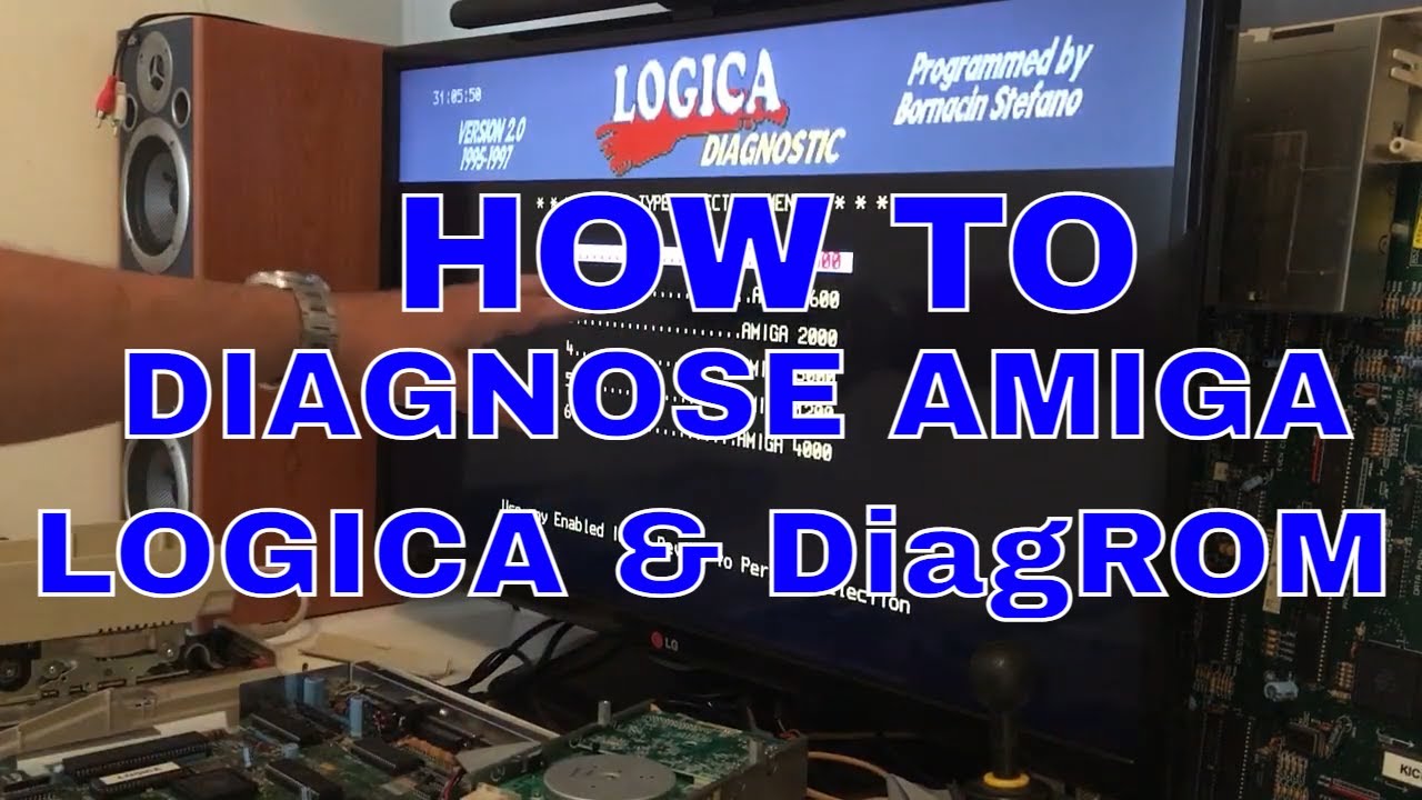 How to Diagnose Repair Amiga with LOGICA DiagROM Amiga Test Kit - YouTube