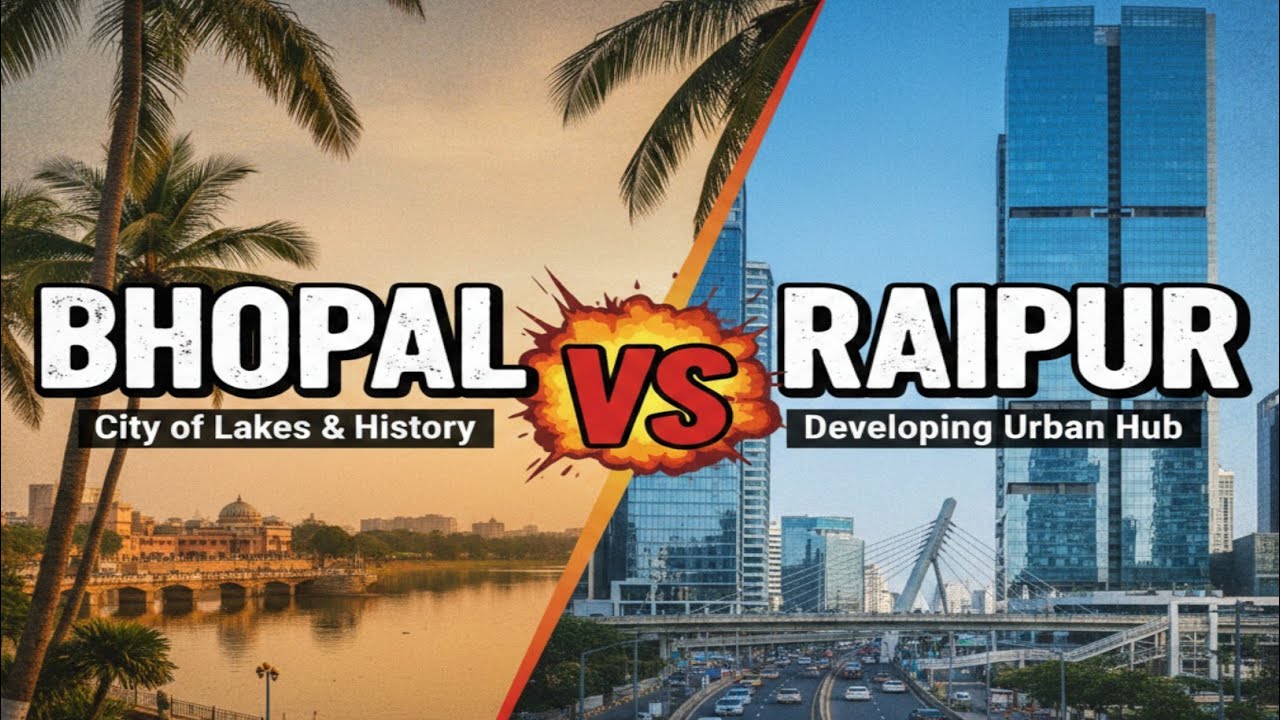 Bhopal Vs Raipur || Which City Is More Developed || Bhopal Vs Raipur In ...