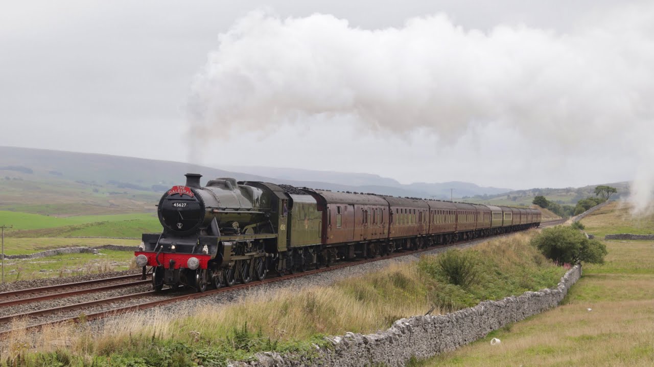 LMS Jubilee at its Best! 45699 Galatea as 45627 Sierra Leone on The ...