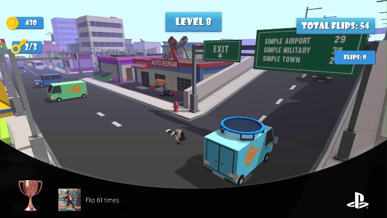 Dunk Trickster ~ Flip 61 times Trophy - YouTube