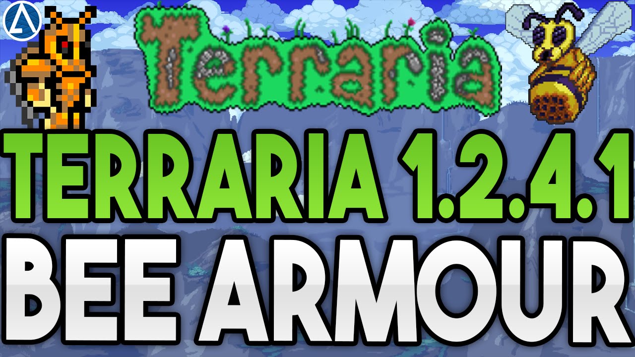 Terraria Console 1.2.4.1 How To Get Bee Armour & Crafting! - YouTube
