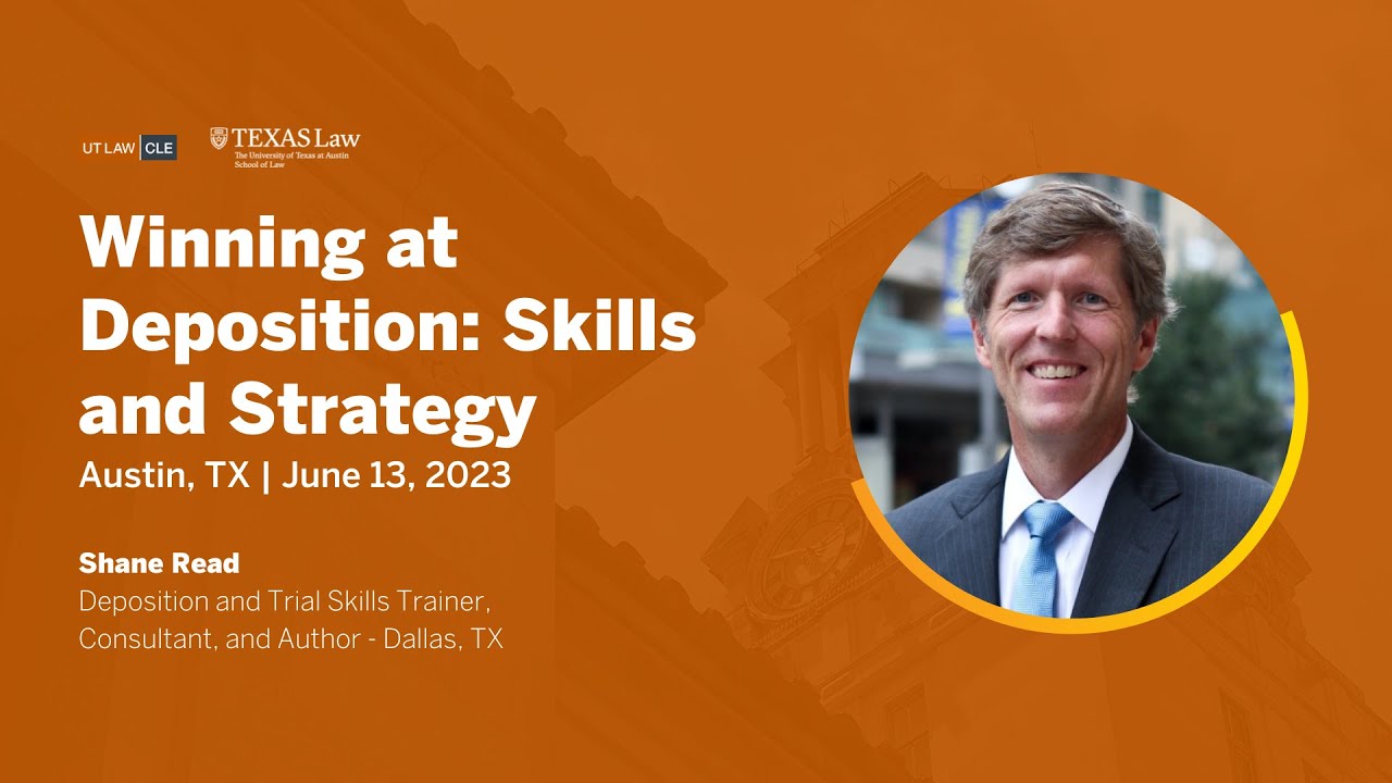 Winning at Depositions Testimonial - Shane Read - YouTube