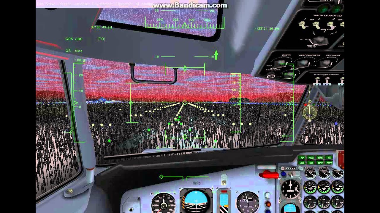 Flightgear 707 - YouTube