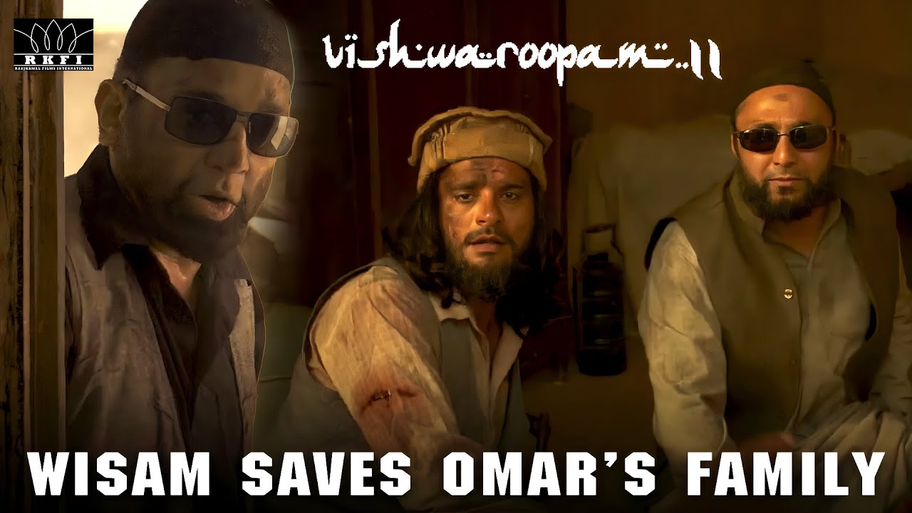 Wisam Saves Omar's Family | Vishwaroopam 2 | Hindi | Kamal Hassan ...
