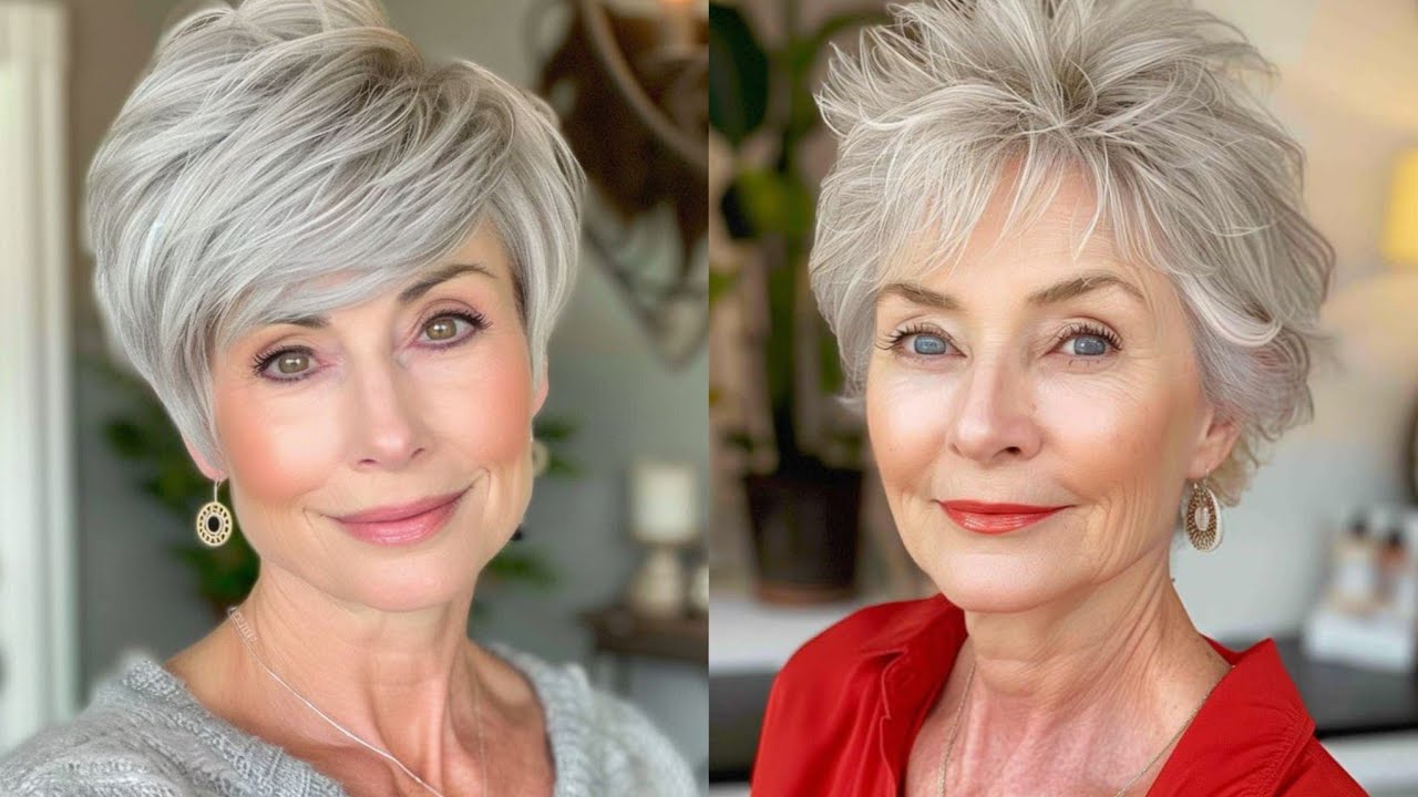 Undercut Pixie Haircuts For Older Women 💞💞| Best Pixie Haircuts Transformation | Haircut ...