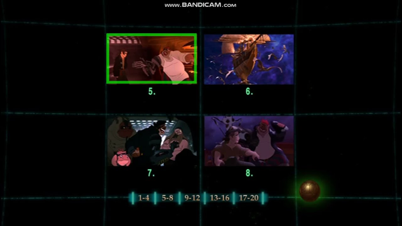Treasure Planet DVD Menu Walkthrough - YouTube