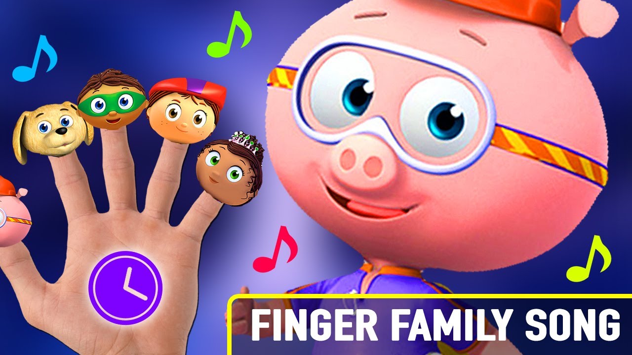 Super WHY - Finger Family Song Daddy Finger Nursery Rhymes for kids ...