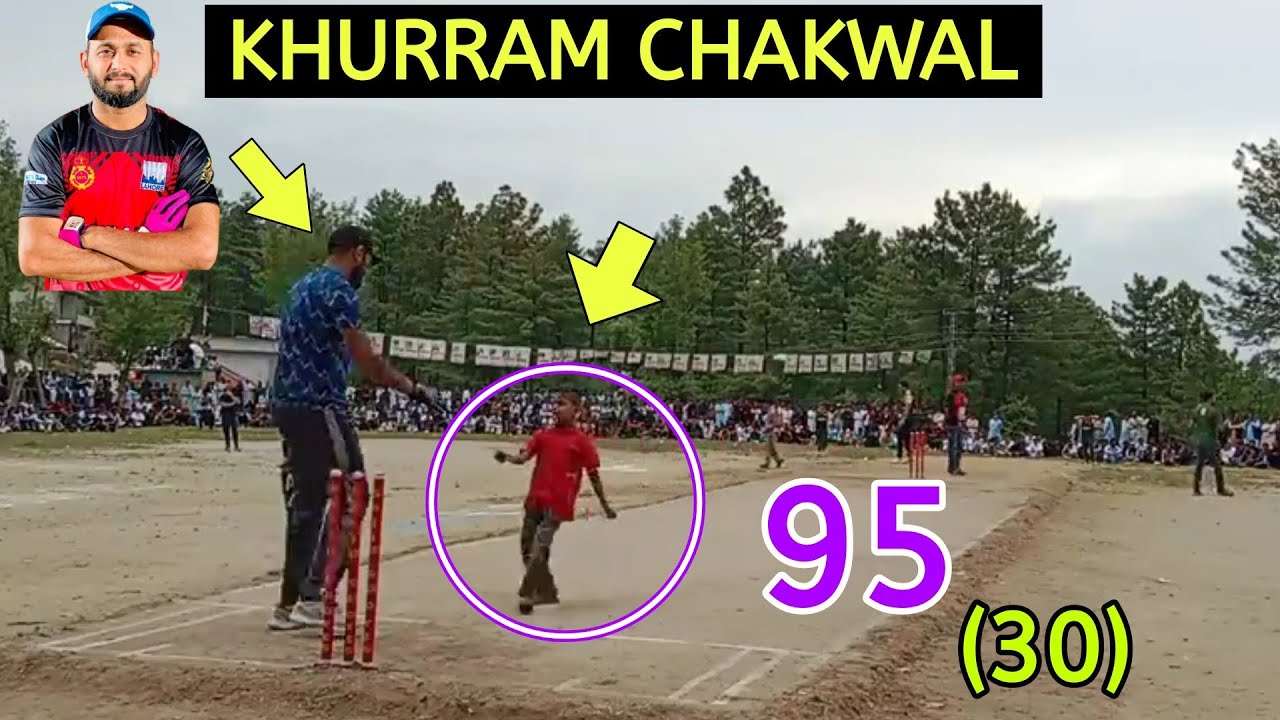 Khurram Chakwal|Need 95 Runs in 30 Balls|VS|Sarmad Hameed|Best Batting ...