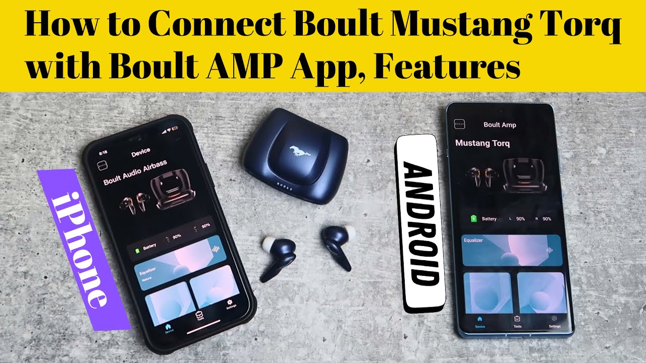 How to connect Boult Mustang Torq to Android & iPhone with Boult AMP ...
