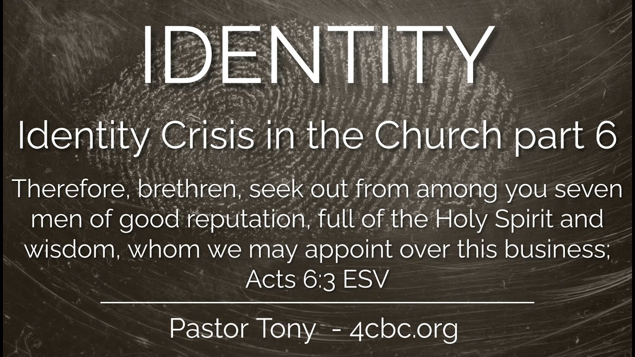 Identity Crisis In The Church - YouTube