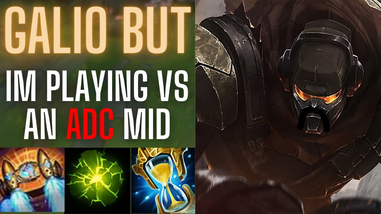 Galio mid BUT I never lose to an adc!!! | LEAGUE OF LEGENDS | BUILDS ...