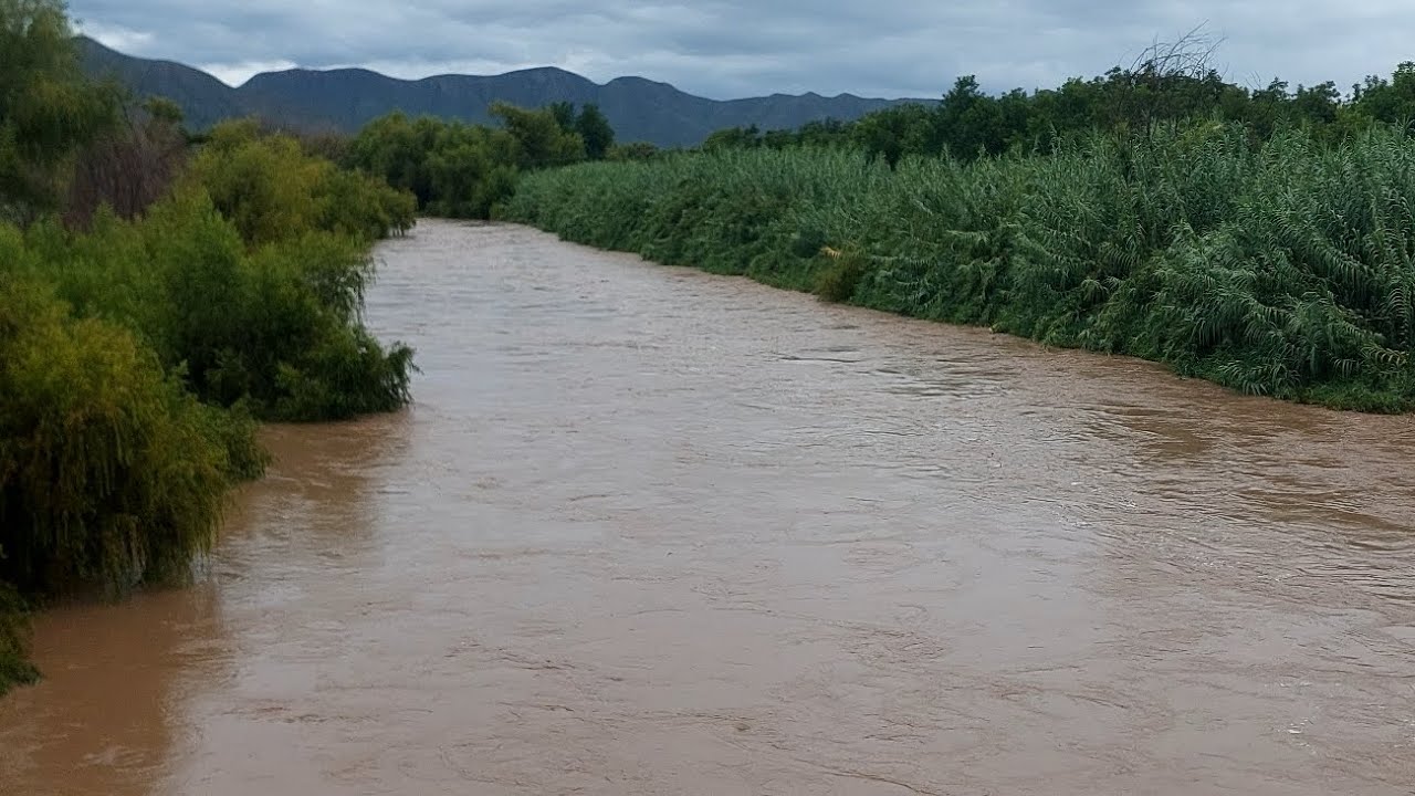 DESBORDAMIENTO DEL RIO NAZAS. MUNICIPIO DE NAZAS DGO. - YouTube