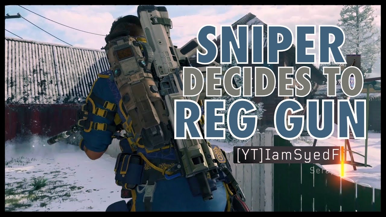 when a SNIPER uses a REG GUN in BO4 | Call Of Duty Black Ops 4 - YouTube