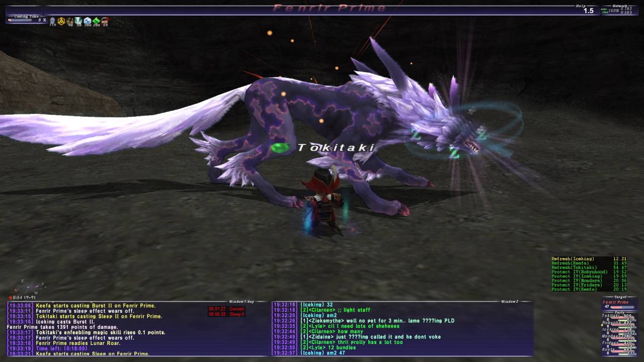 Final Fantasy XI - The Moonlit Path [Fenrir Fight] - YouTube