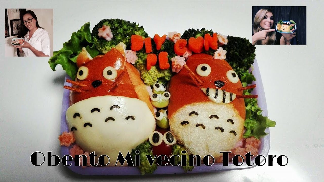 Obento Kawaii, mi vecino Totoro colaborativo - YouTube