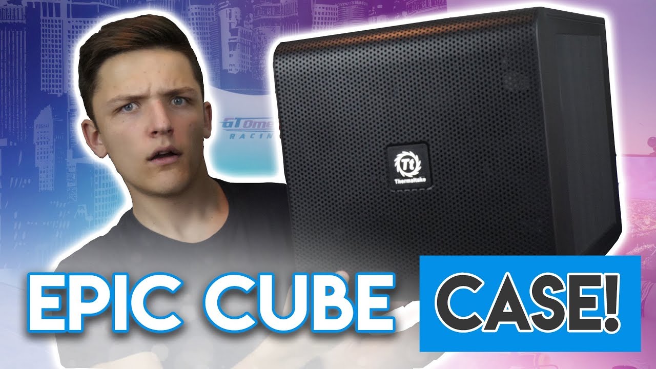 EPIC CUBE PC CASE?! [Thermaltake Core V21 Review!] - YouTube