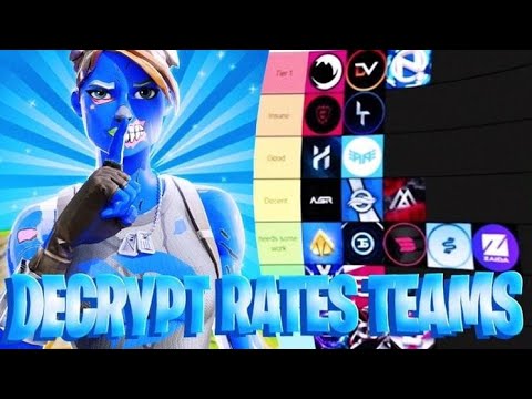 Decrypt Rates Fortnite Teams (Team Tier list) Ft Team limit, BH, Devour ...
