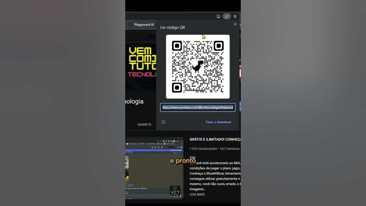 COMO CRIAR UM QRCODE COM 2 CLIQUES - YouTube