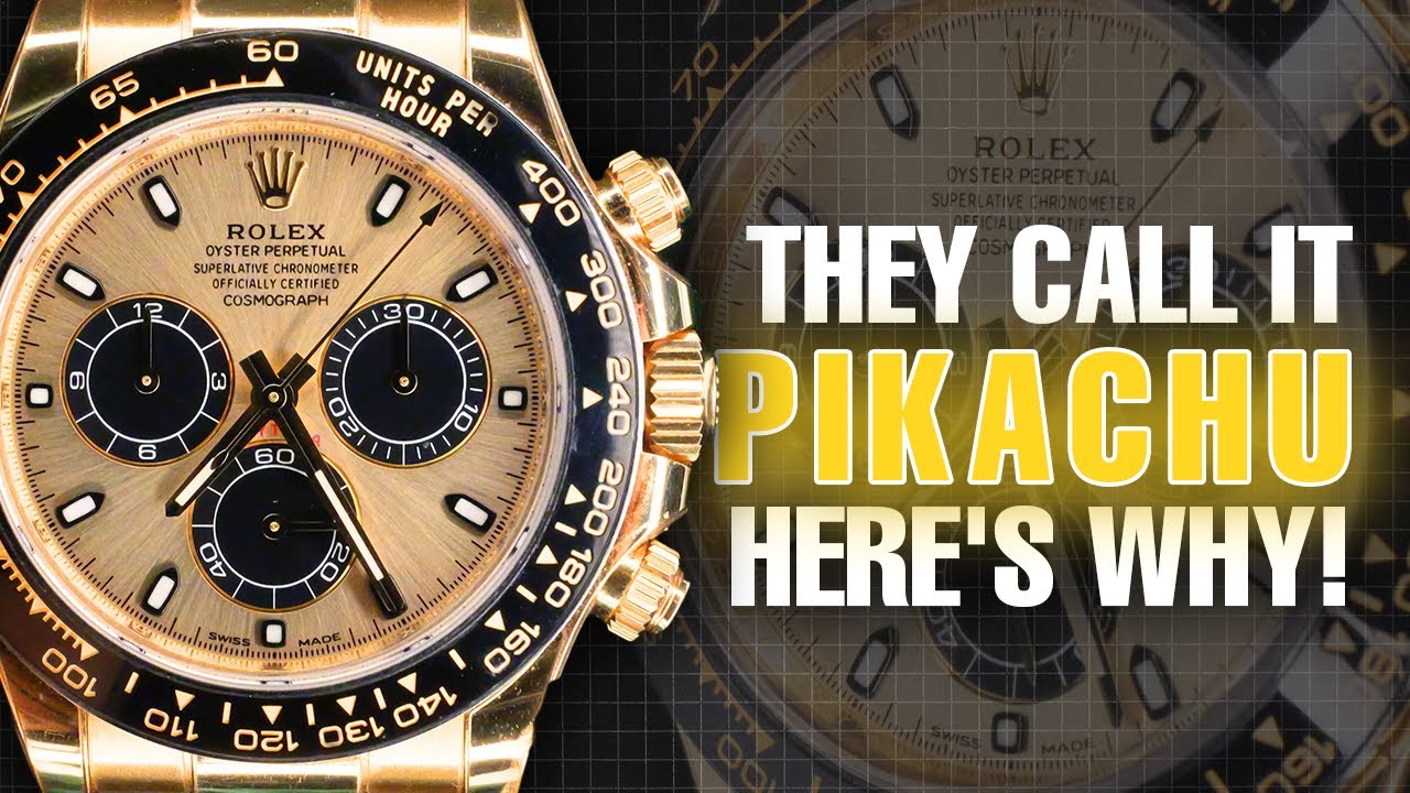 Most Eye-Catching Rolex Ever | Daytona Pikachu 116518LN-0048 Review ...