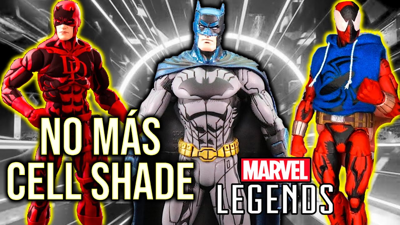 Estas Figuras son HORRIBLES, MARVEL LEGENDS Y DC MULTIVERSE CELL SHADE ...