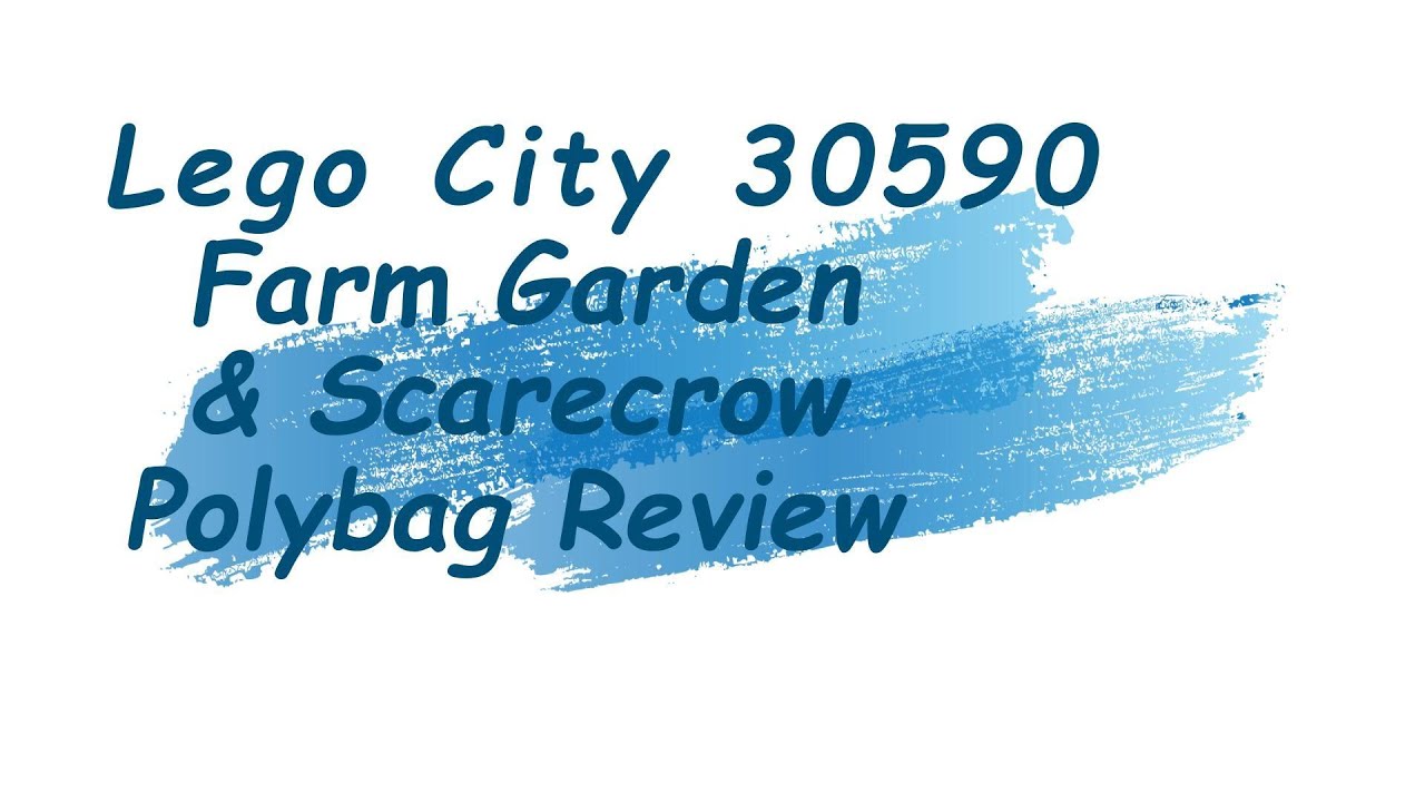 Lego City 30590 Farm Garden & Scarecrow Polybag Review - YouTube