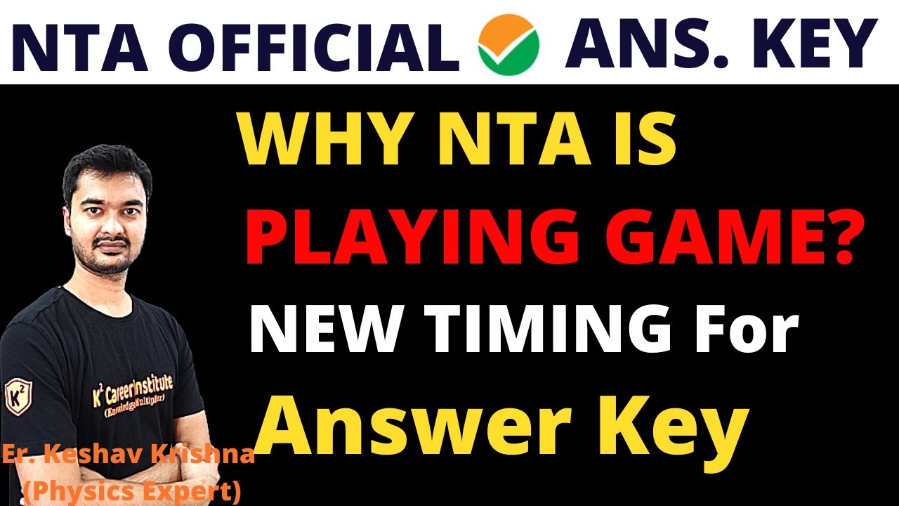 Why NTA Is Playing With Students? NEET Answer Key 2022 Live Update ...