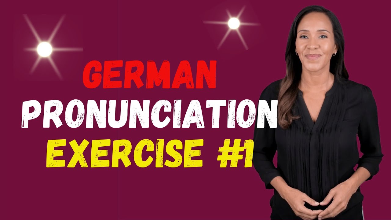 Improve Your German Pronunciation! Exercise #1 - YouTube