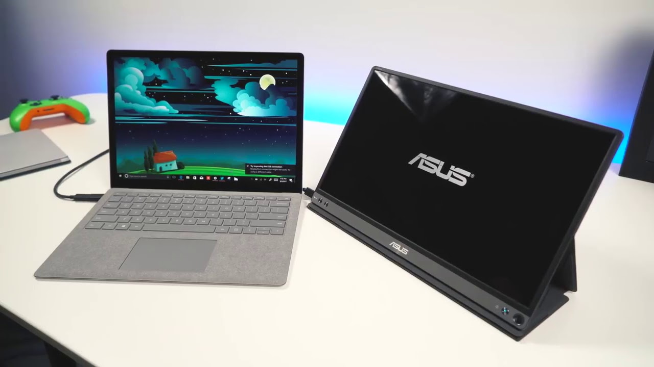 Asus ZenScreen MB16AC Review 2nd monitor for your laptop : - YouTube