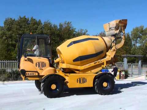 Self loading concrete Mixer Fiori DB400S - YouTube