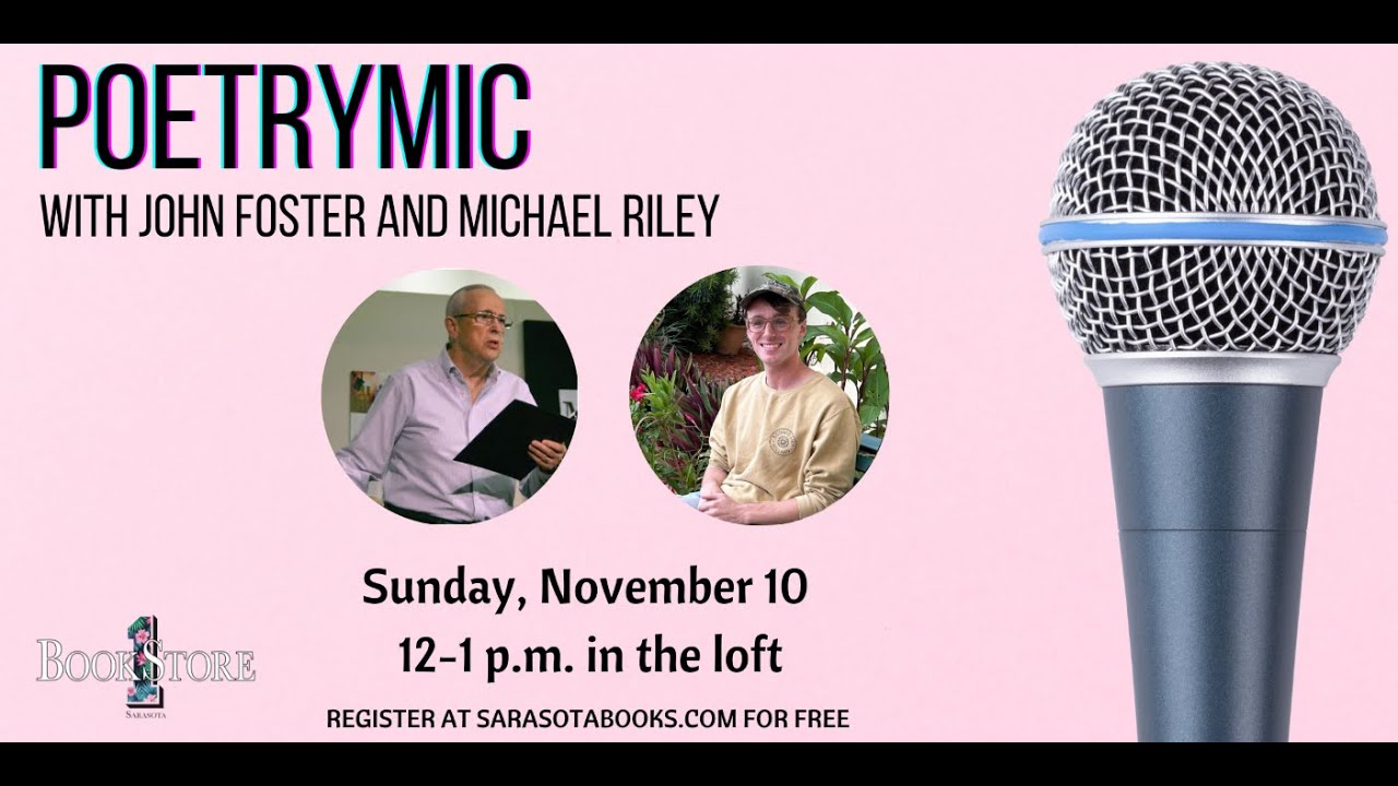 Bookstore1 PoetryMic with John Foster and Michael Riley (11.10.2024 ...