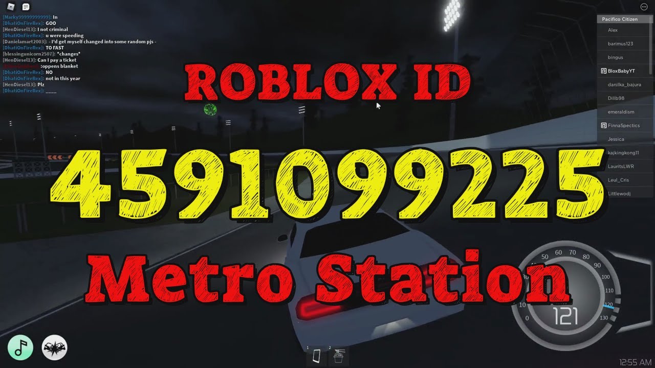 METRO STATION Roblox Song Codes - YouTube