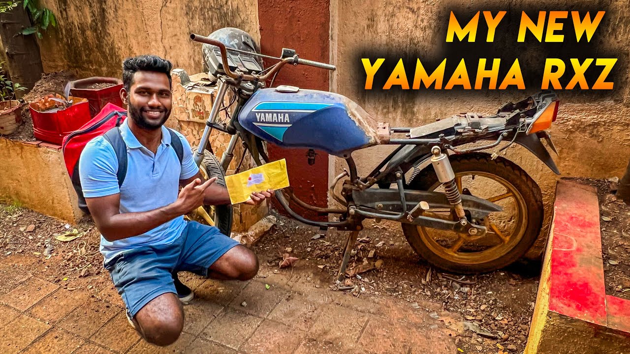 WELCOME HOME MY NEW YAMAHA RXZ 😍👌 - YouTube