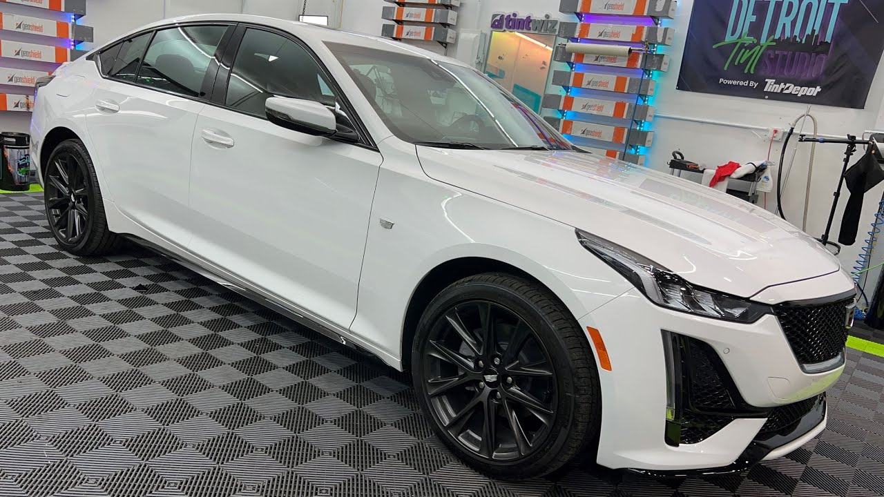 Cadillac CT5 Jazzy one Carbon Window Tint - YouTube