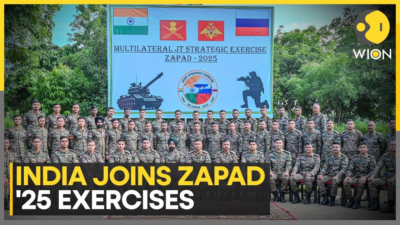 ZAPAD 2025: India Participates in Russia-Belarus Military Drills for ...