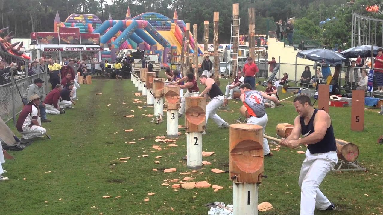 375mm QLD Standing Block Championship Final Nambour 2014 - YouTube