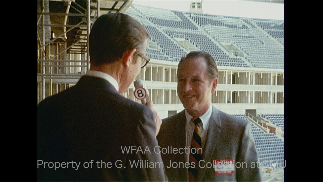 Jerry Haynes Interviews Texas Stadium Manager Bert Rose During ...