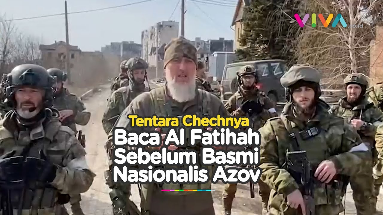 MasyaAllah! Tentara Chechnya Berdoa Bersama Sebelum Perang - YouTube