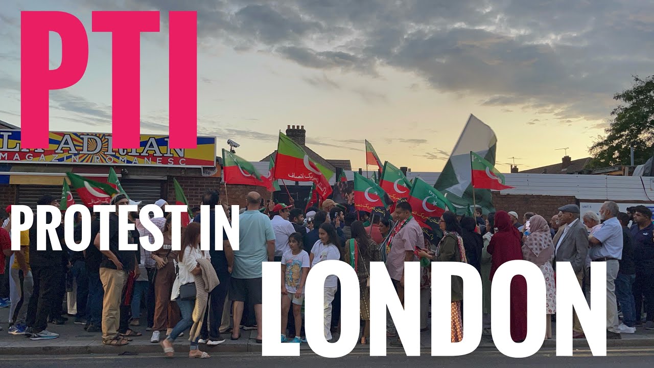 PTI Supporters Rally in Protest Against Imran Khan’s Arrest #london # ...