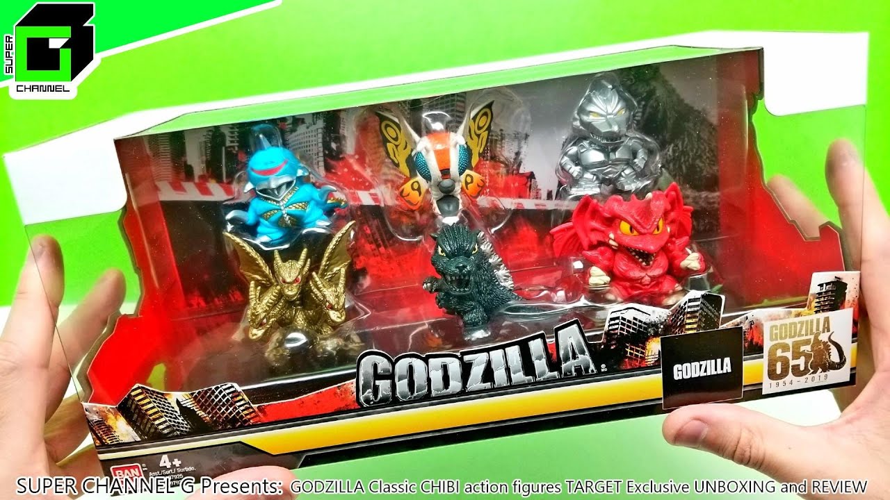 GODZILLA Classic CHIBI action figures TARGET EXCLUSIVES 65th ...