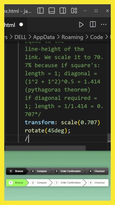 Breadcrumb Html Css Animation Shorts Youtube