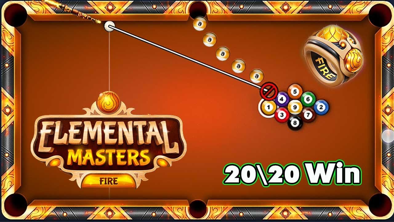 Elemental Masters FIRE Ring 🔥 20 Win 9 ball pool New 8 ball pool Quest ...