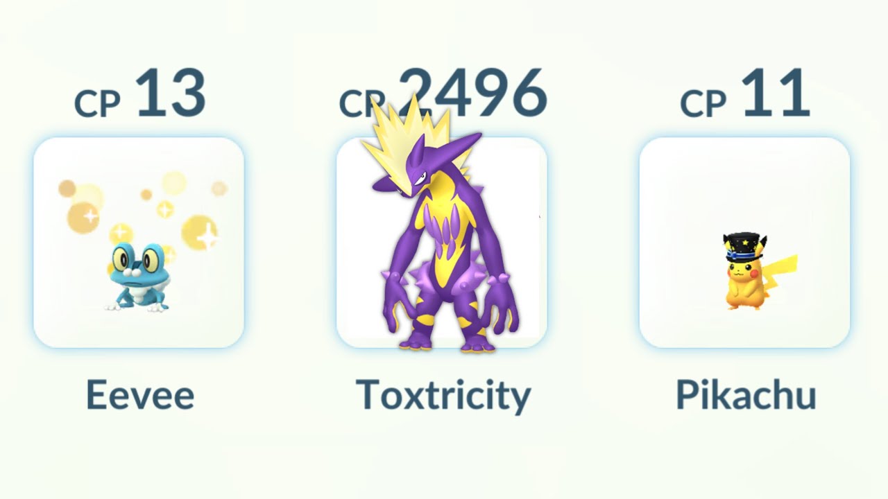 Using *NEW* AMPED FORM TOXTRICITY in Pokemon GO. - YouTube