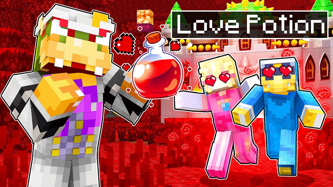 Bowser Uses A LOVE POTION On Peach! | Minecraft Super Mario | [193 ...