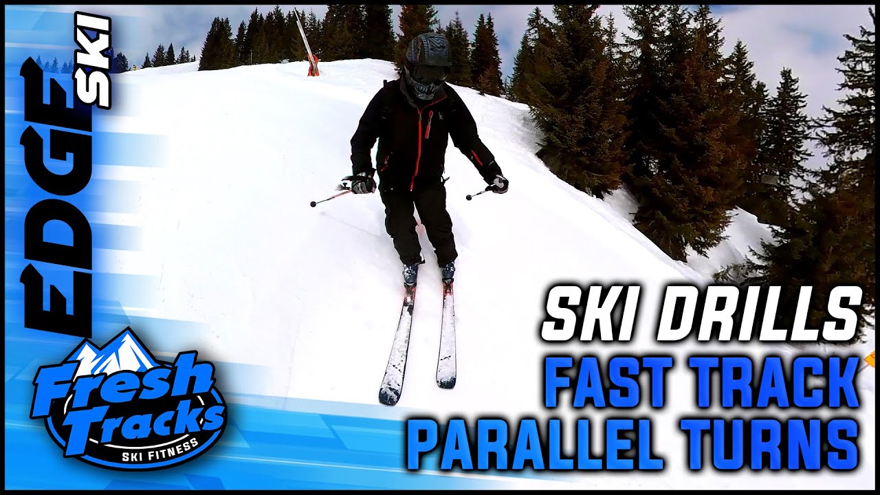 Skiing Lesson - Transferring into Parallel turns - YouTube