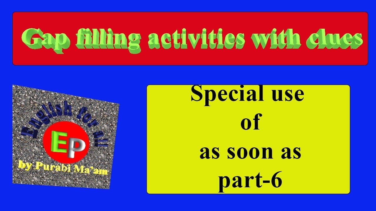 Gap Filling Activities With Clues Part 6 YouTube Gap Filling Activities With Clues Part 6 YouTube