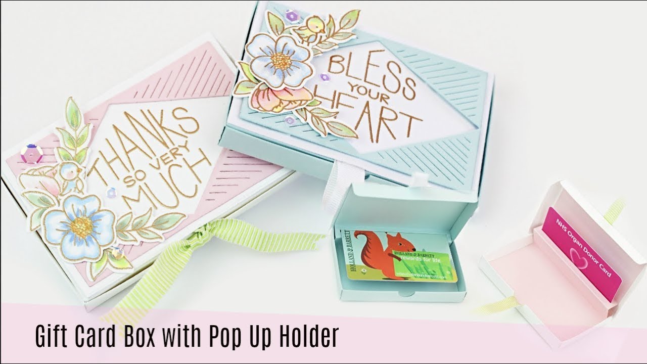 Gift card box die by Neat and Tangled - YouTube