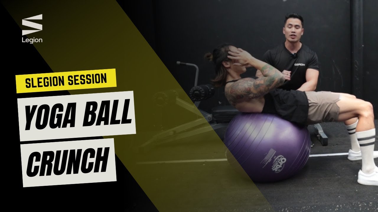 Yoga Ball Crunch - YouTube